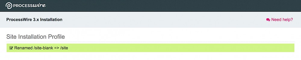 The (not so famous) processwire 5 minute install